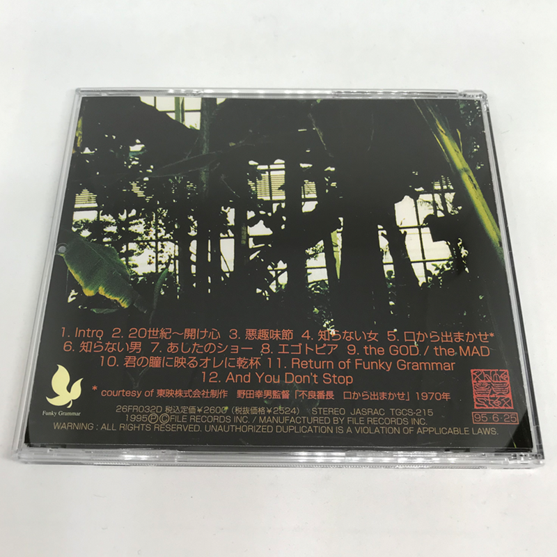 RHYMESTER / EGOTOPIA | 90年代の日本語ラップ